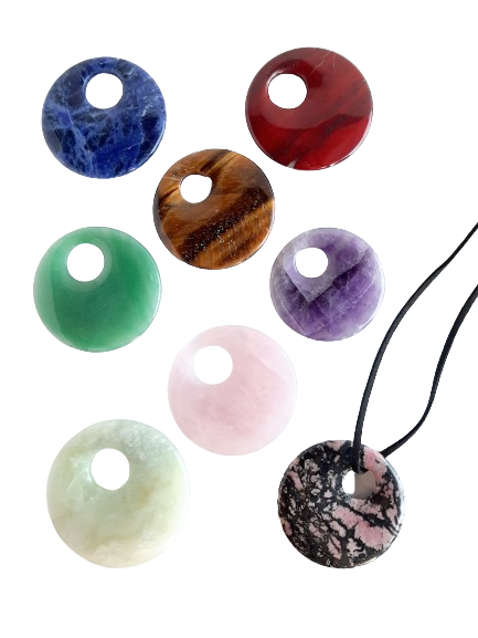 Crystal Donut Pendant – The Elephant Shop