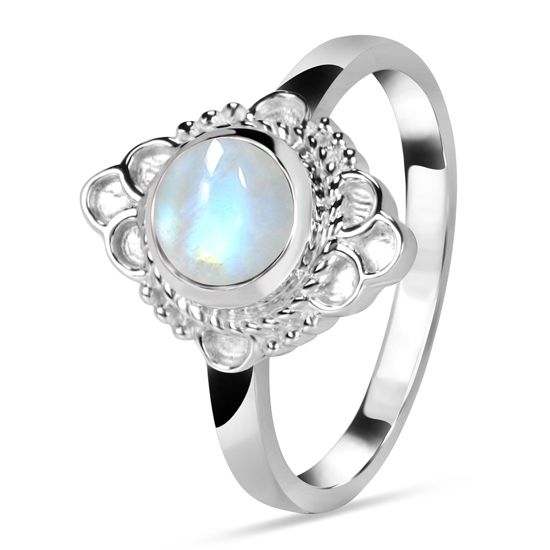 Moonstone Silver Galatea Ring – The Elephant Shop